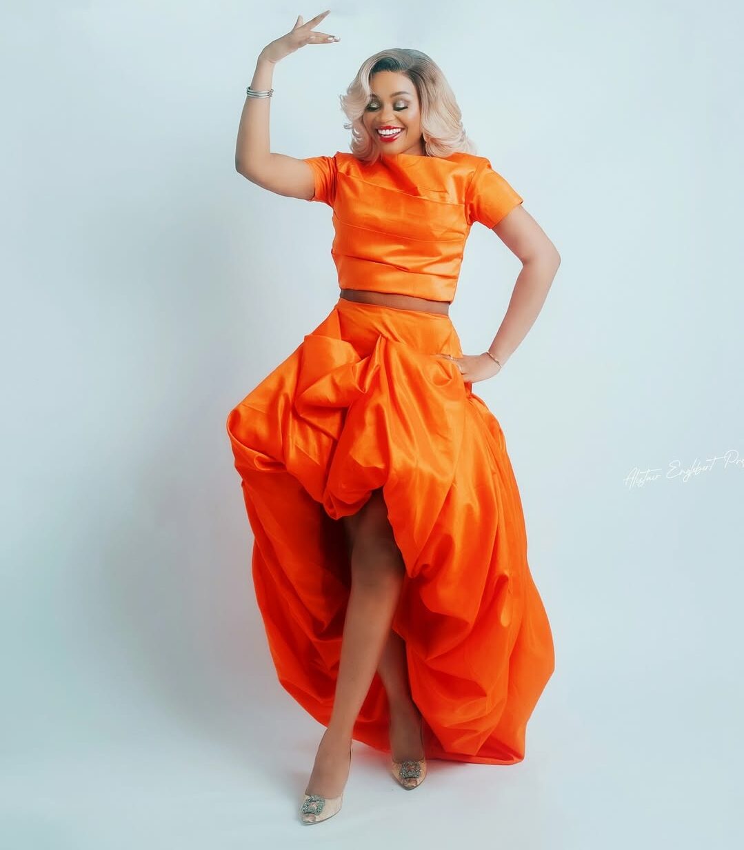 Cynthia Obi-Uchendu Serves Sunshine Glow in Orange for her Birthday–See ...