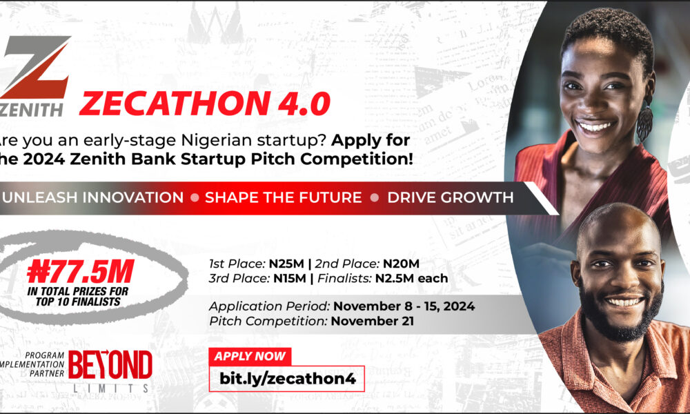 Zenith Bank Announces Zecathon 4.0 with ₦77.5 Million in Prizes for ...