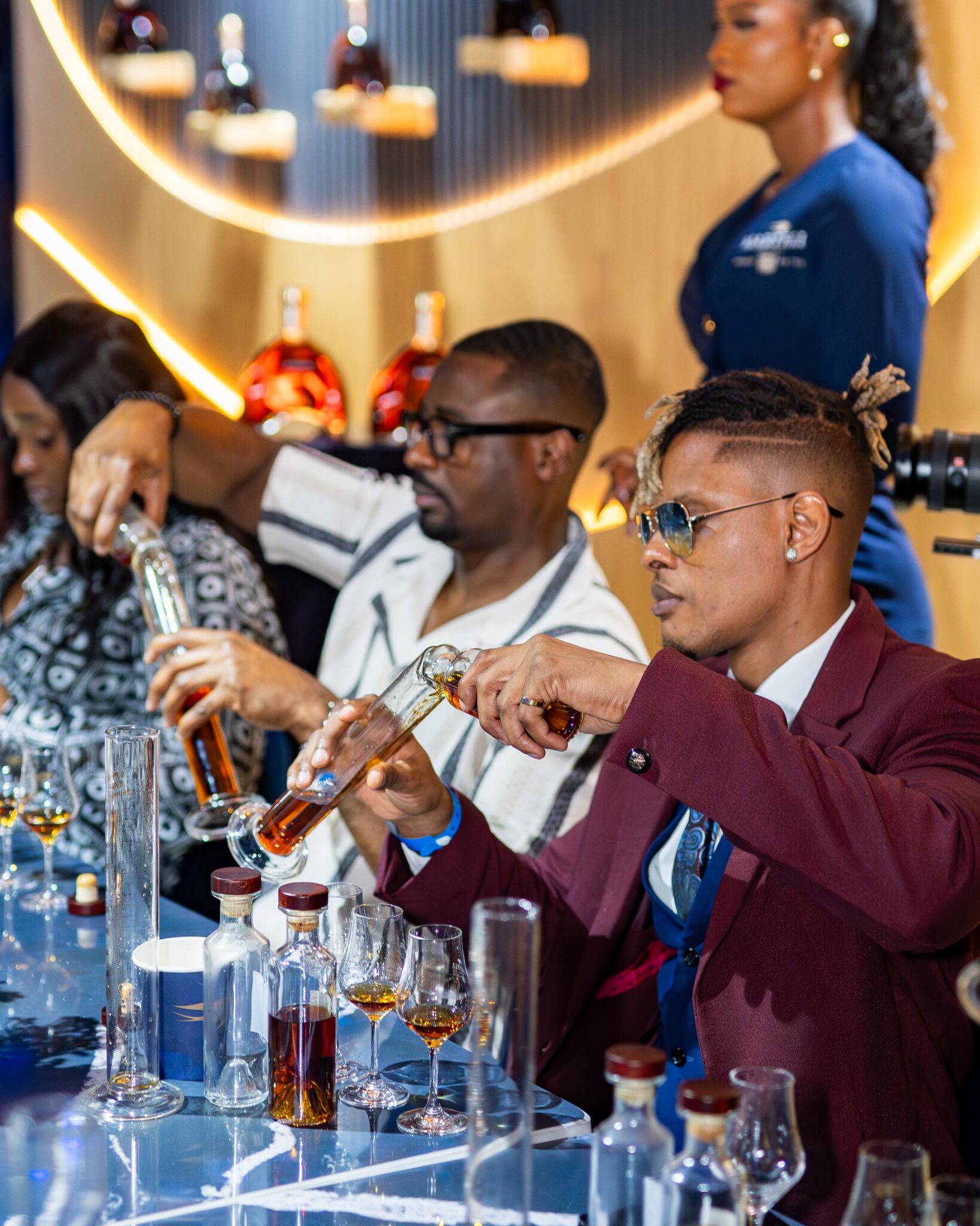 Catch a glimpse of the Audacious Martell Tower Experience in Lagos! | BellaNaija