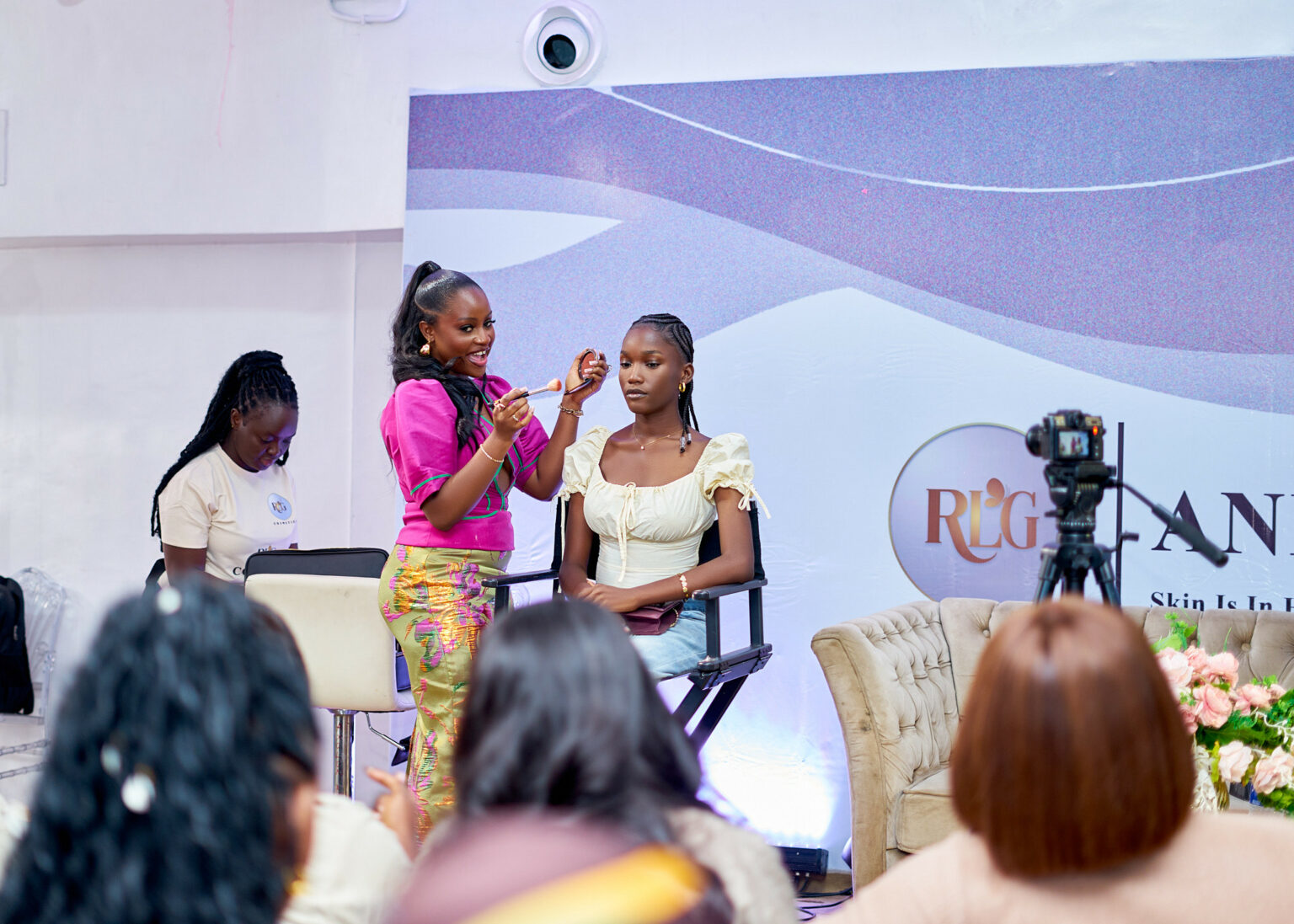 Makeup Meets Skincare at the Launch of RLG x Anita Brows "Skin is In ...