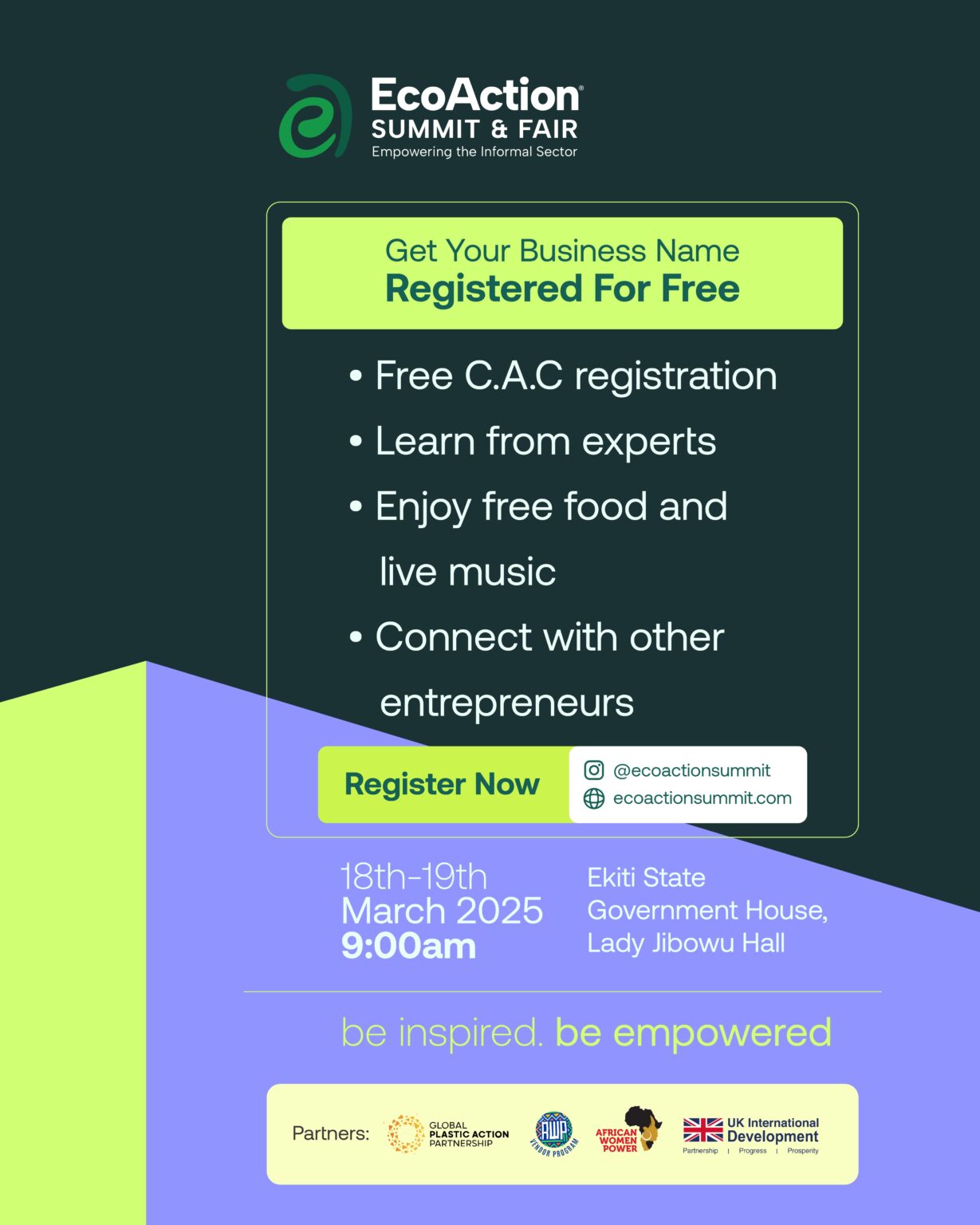 The EcoAction Summit and Empowerment Fair Kicks off Tomorrow, March 18 ...