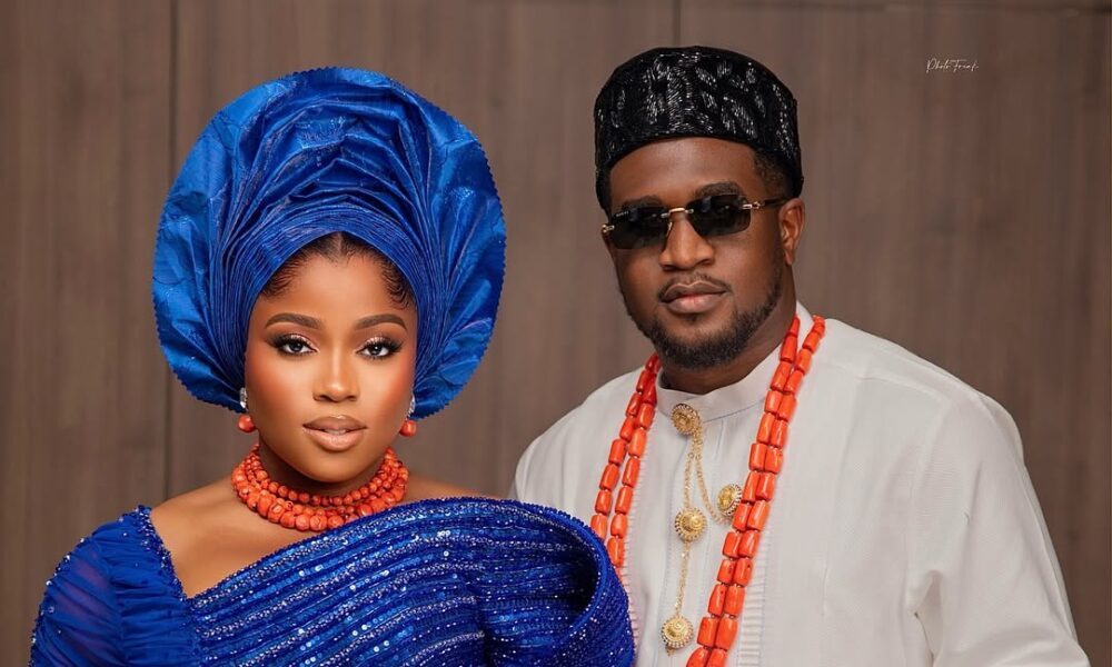 This Blue Look on Veekee James & Femi Atere Is Giving Culture, Love ...