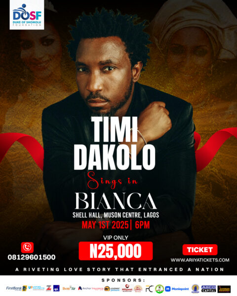 From Music to Theatre: Introducing Timi Dakolo's Bold Debut in Bianca ...
