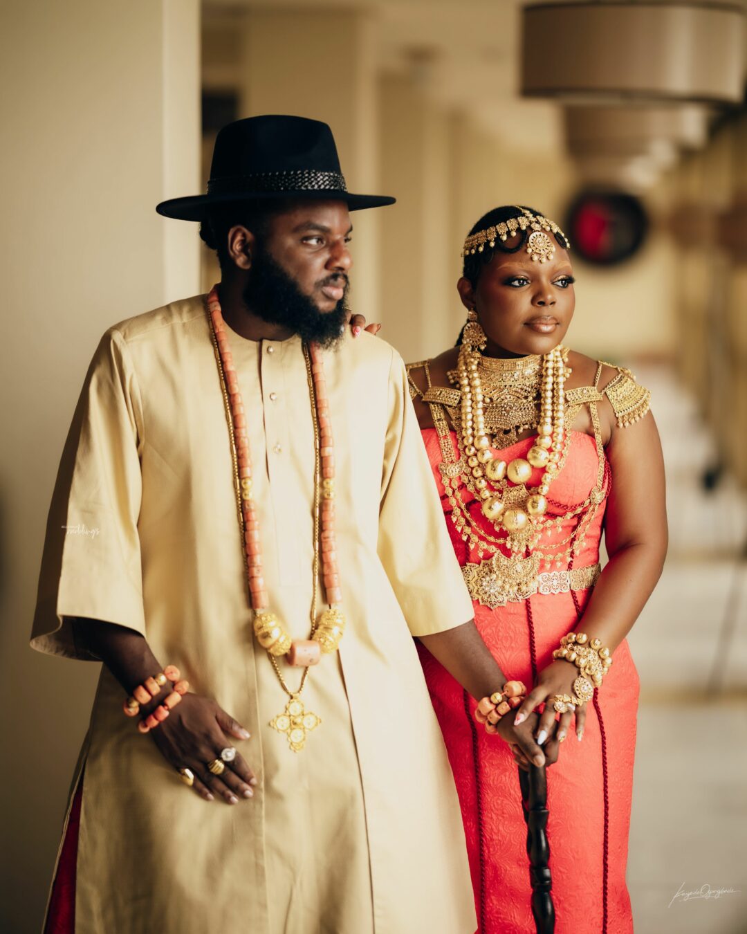 Tsitse and Tofa Met in Church - Enjoy Their Itsekiri-Yoruba Wedding ...