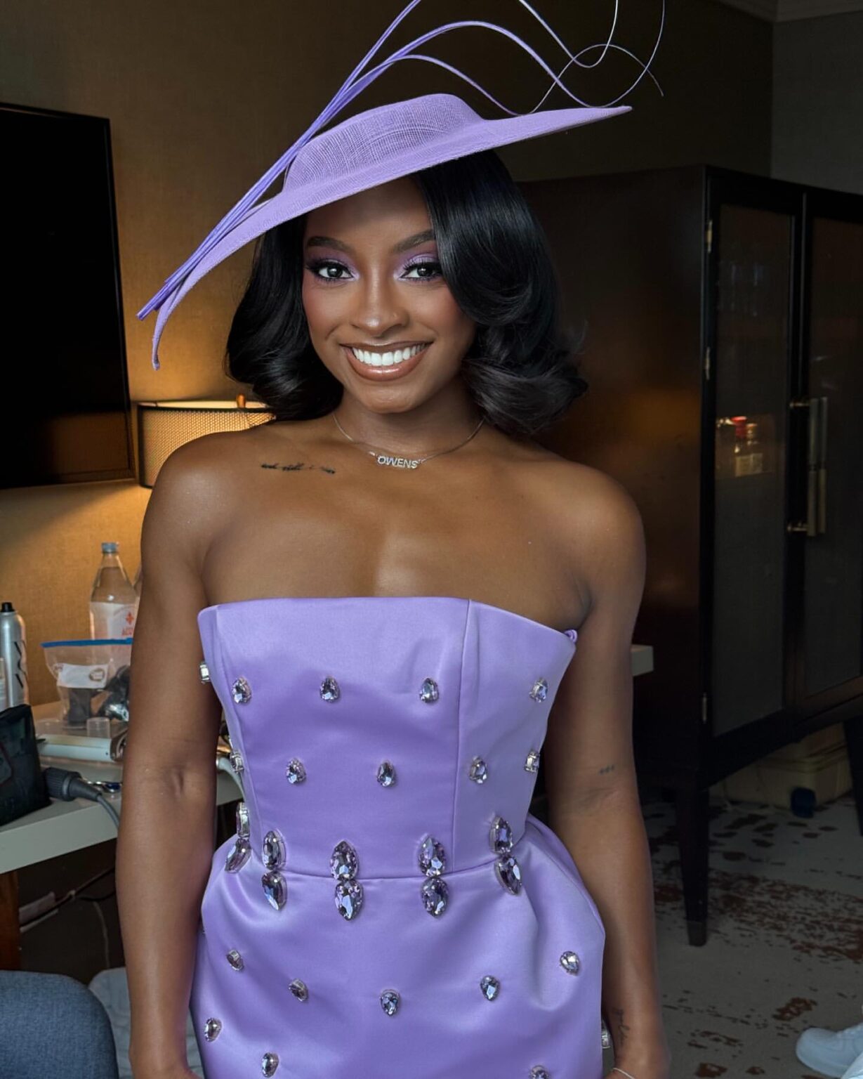 Simone Biles Kept It Cool, Chic and Thoughtful in Purple | See Photos ...