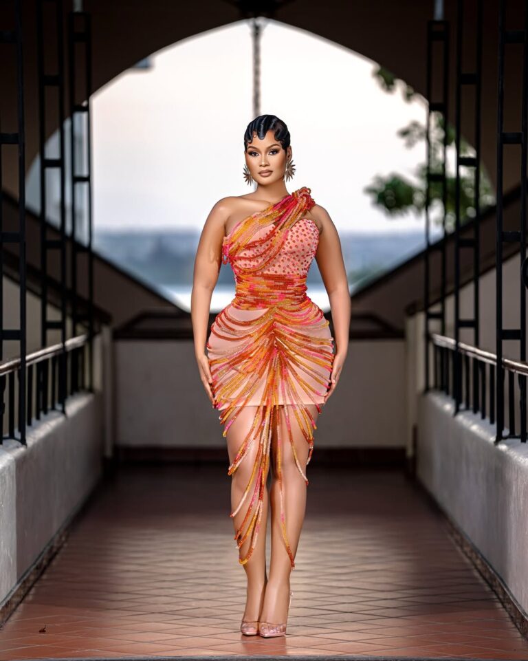 Tanzanian Hamisa Mobetto's Coral Dream Dress Is Everything We Want to ...