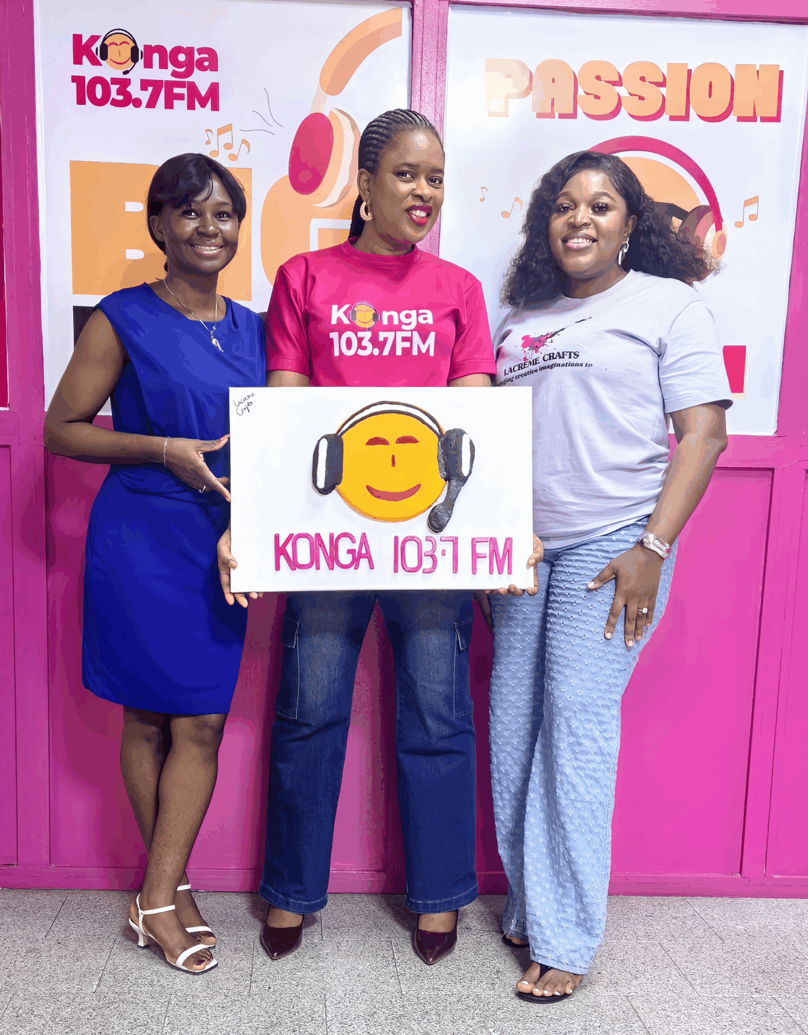 LaCreme Crafts honours KONGA103.7FM with Special Resin Art for ...