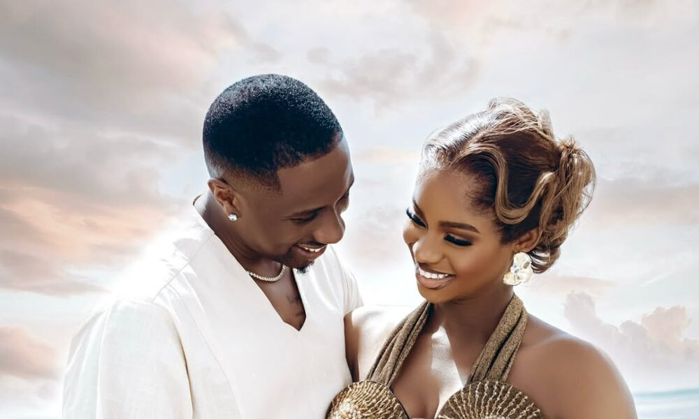 Priscilla Ojo in a Dreamy Gown & Juma Jux in Sharp Tux: Their White Wedding Looks Are Everything ...