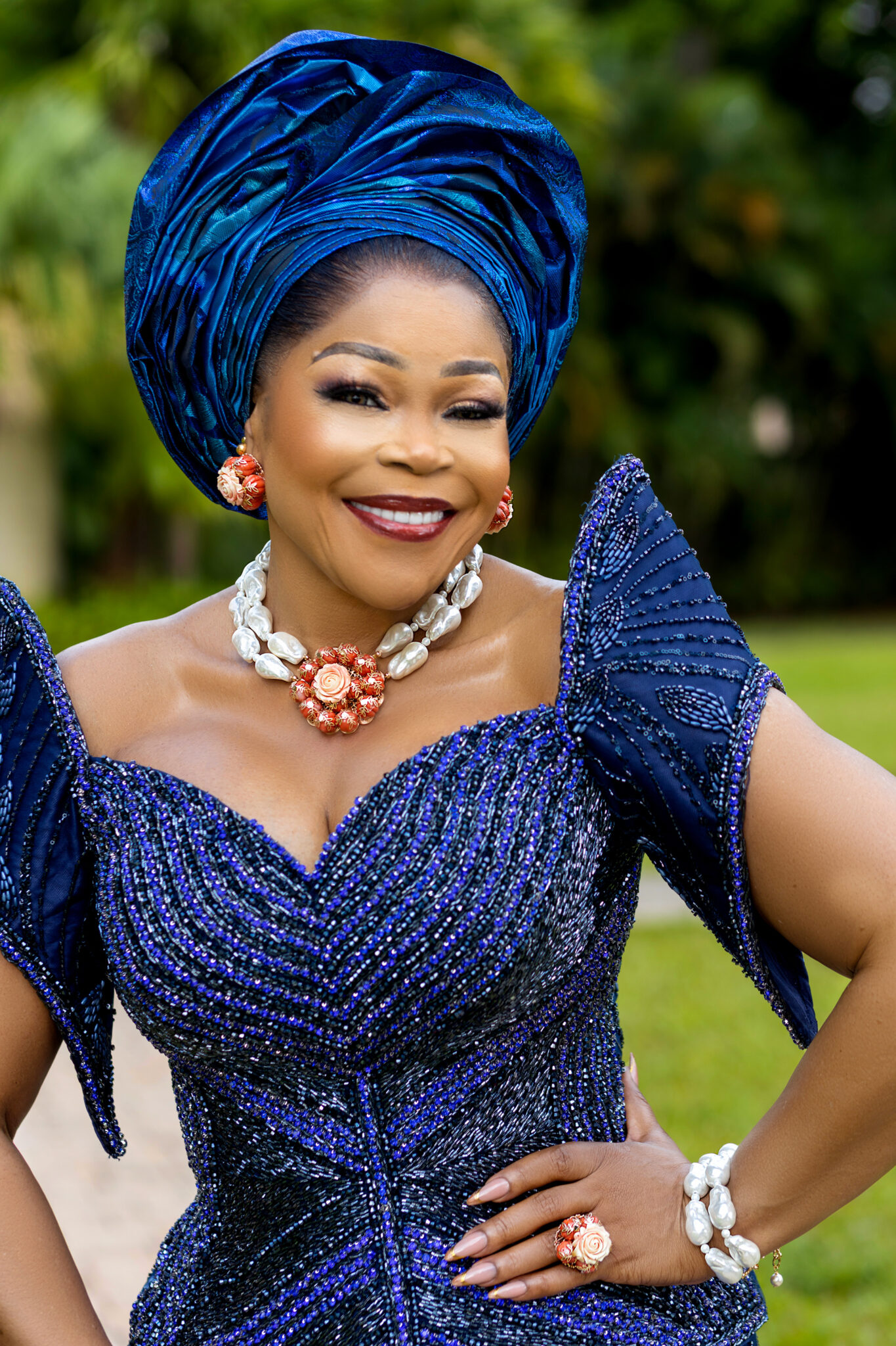 Shaffy Bello × Gbenga Artsmith: When Nollywood Royalty Meets Luxury ...