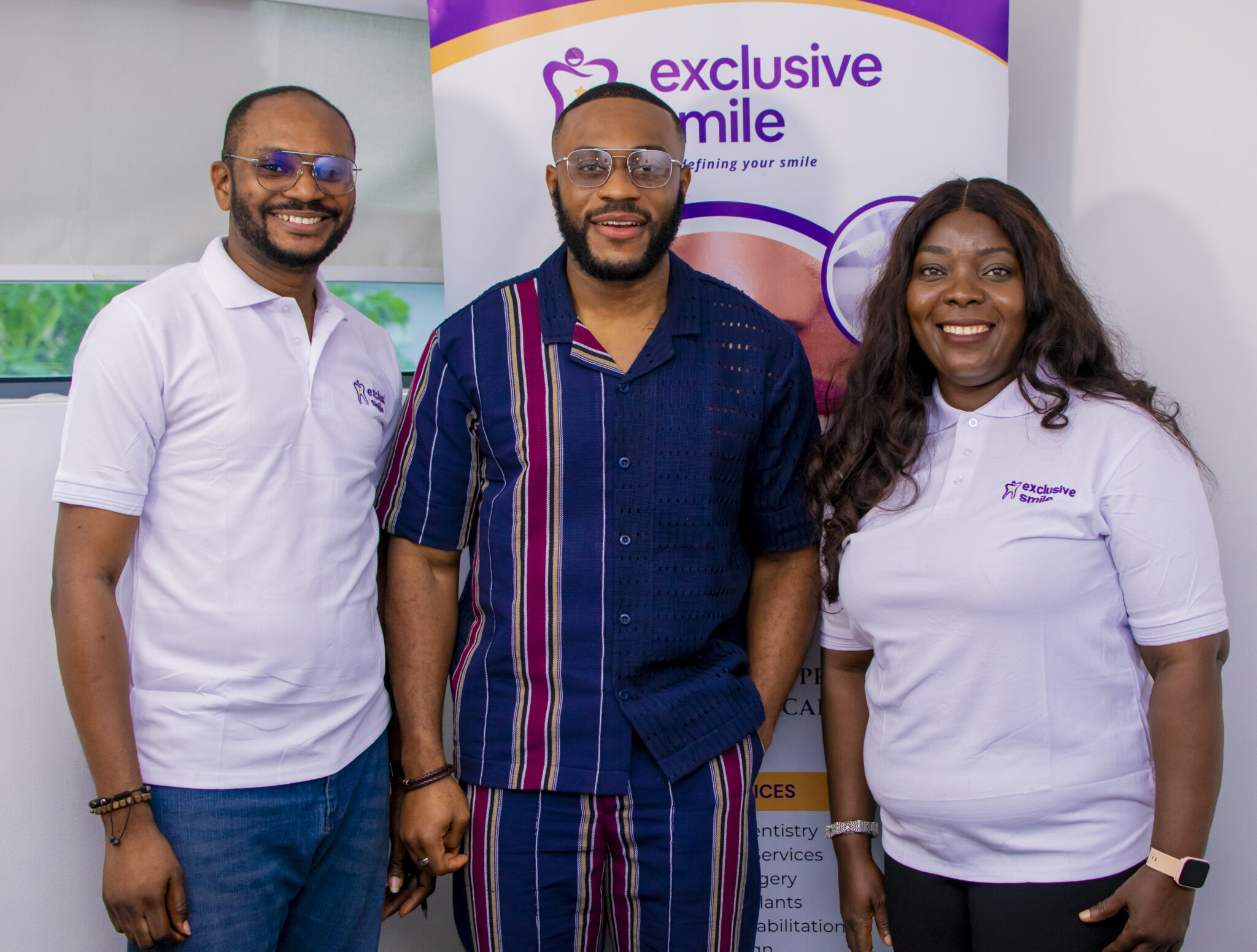 BBNaija Finalists Visit Exclusive Smile Clinic and Phoenix Derma ...