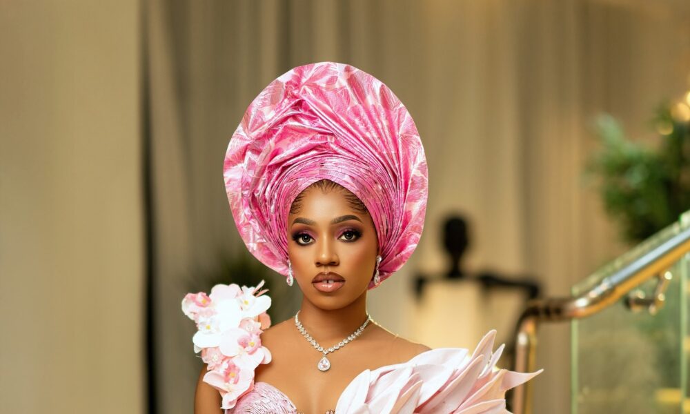 Soft Pink Meets Bold Glamour in This Stunning Bridal Inspo! | BellaNaija