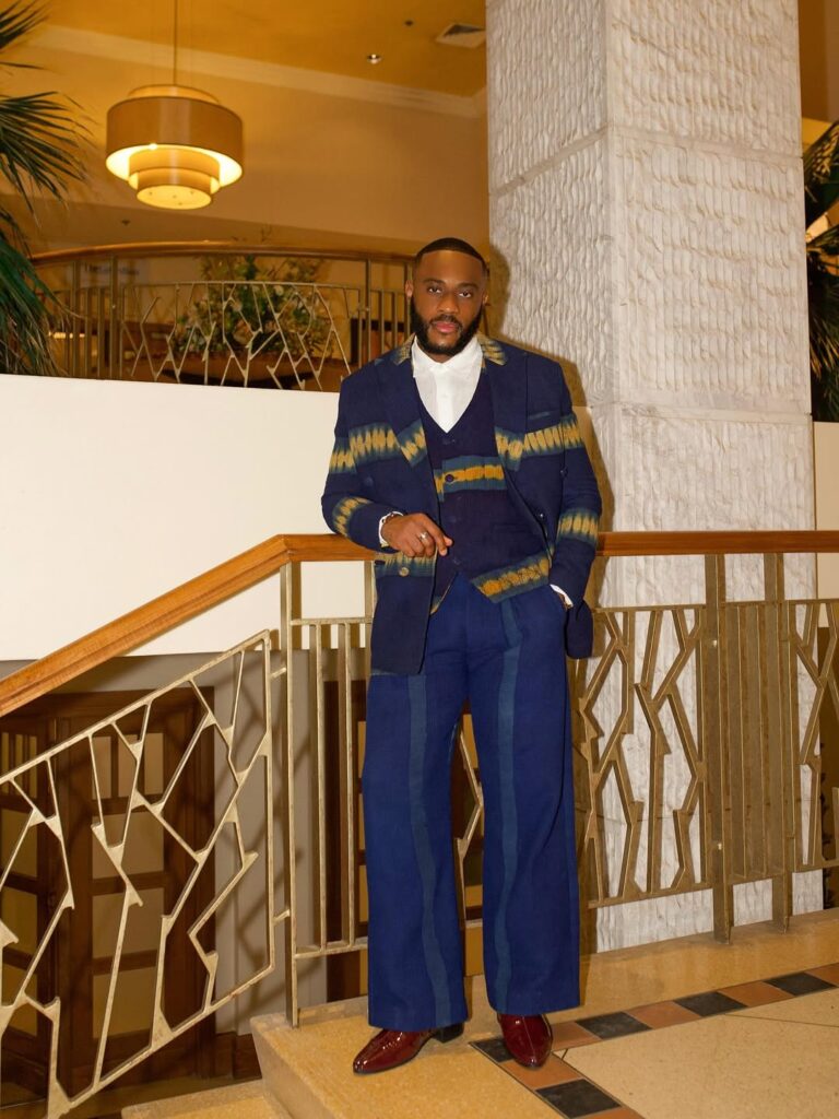 Kola Omotoso Steps Out in Emmy Kasbit for Lagos Fashion Weekend ...