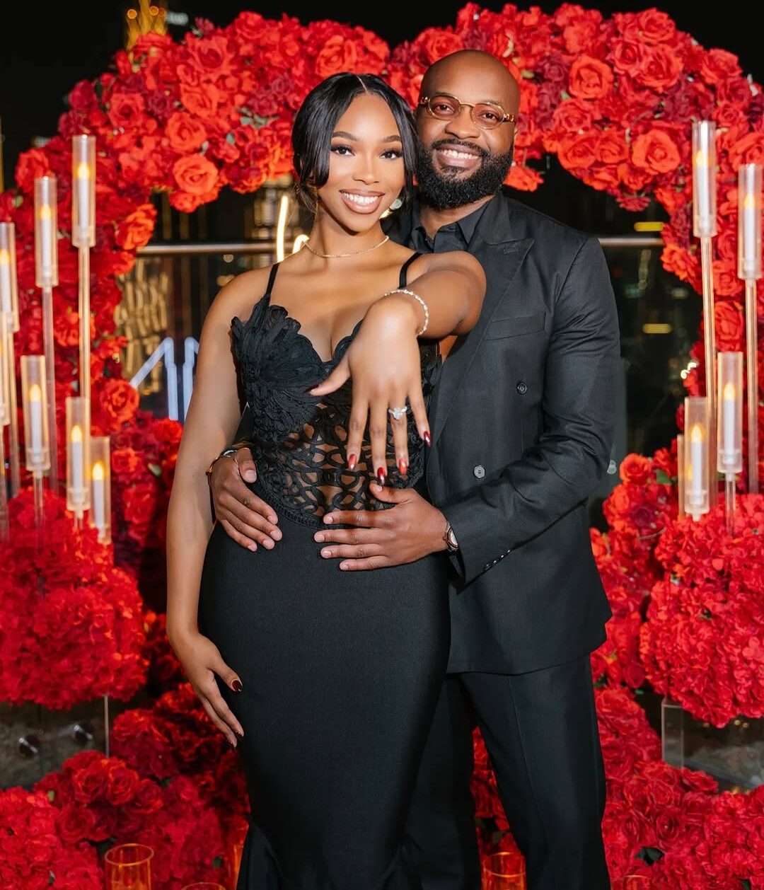 Nigerian Beauty Queen, Oluchi Madubuike, Got an Enchanting Proposal in Dubai | Watch | BellaNaija