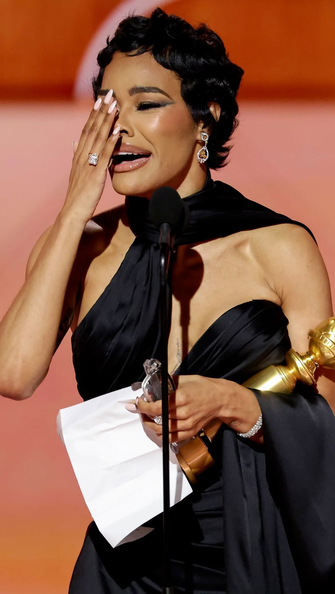 Teyana Taylor Wins Best Supporting Actress at 2026 Golden Globes with ...