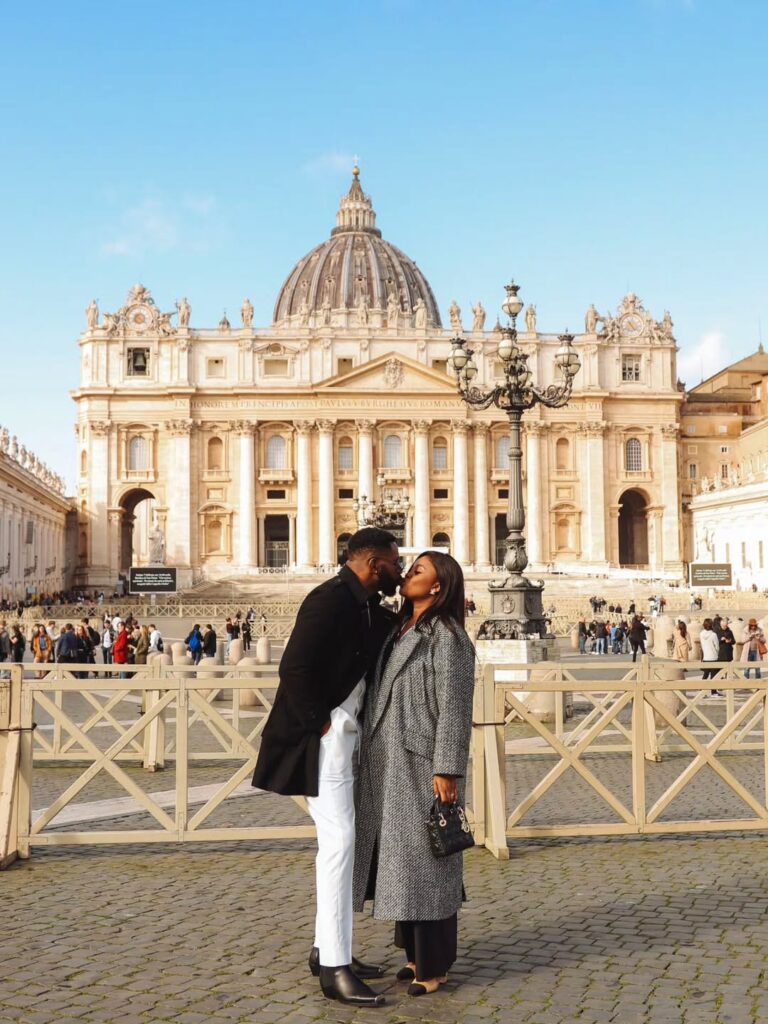 Ebuka Obi-Uchendu Re-Proposes to Cynthia in Vatican City to Mark Their ...