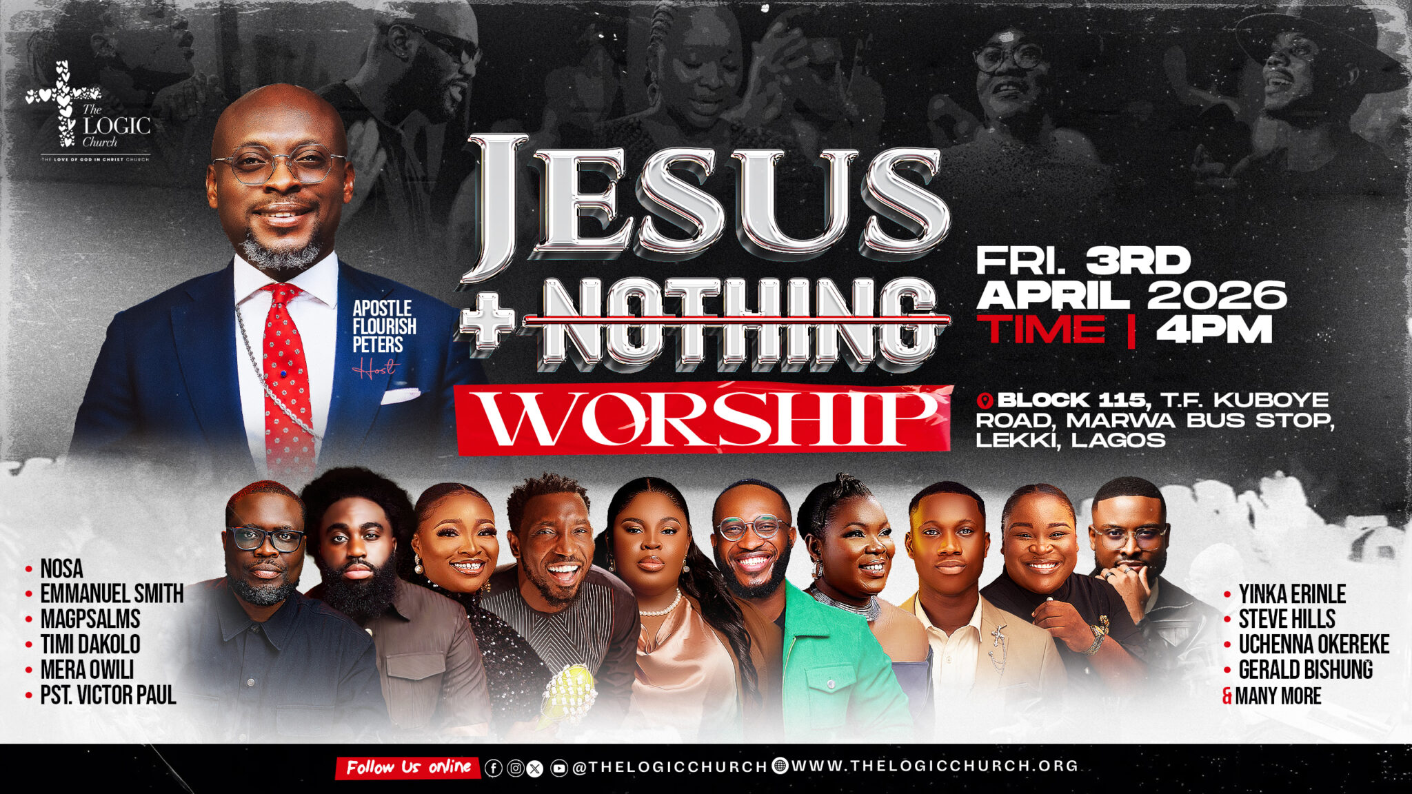 The LOGIC Church Announces Second Edition of "Jesus + Nothing" Worship ...