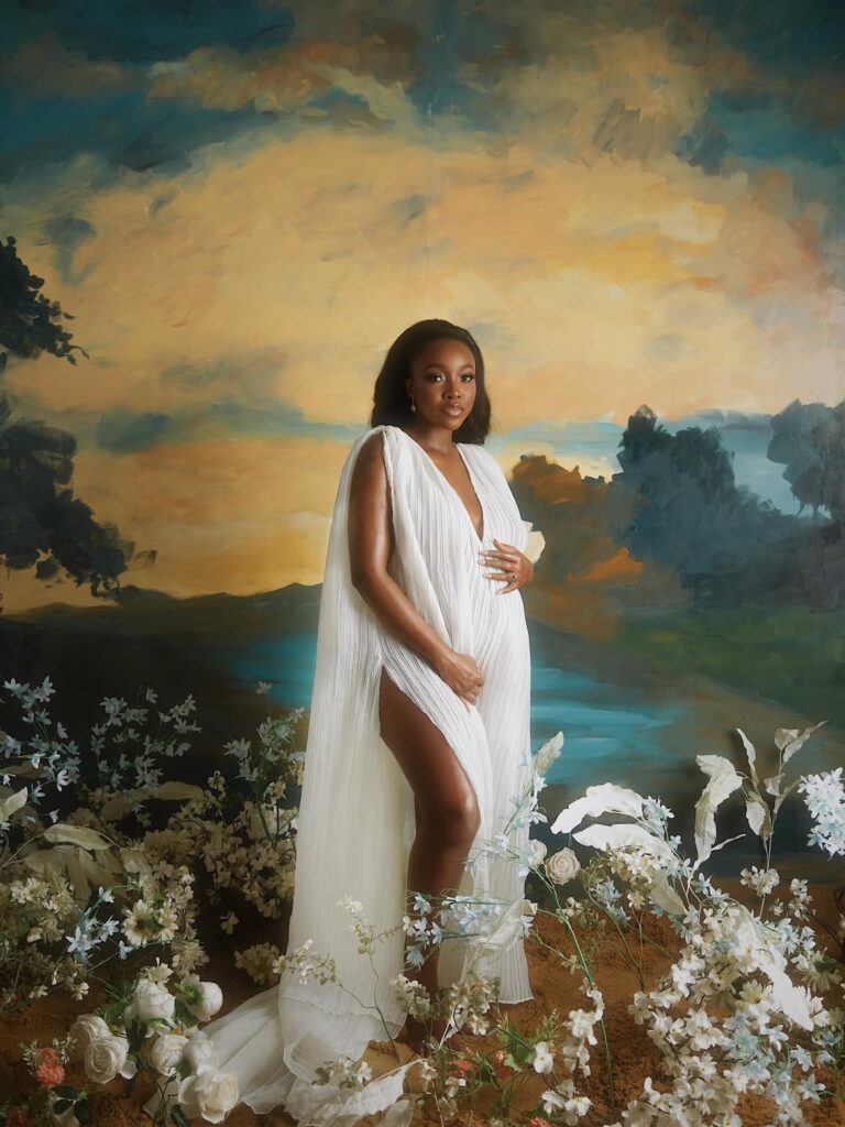 Ini Dima-Okojie’s Maternity Photos Are Soft, Beautiful & Full of Joy ...