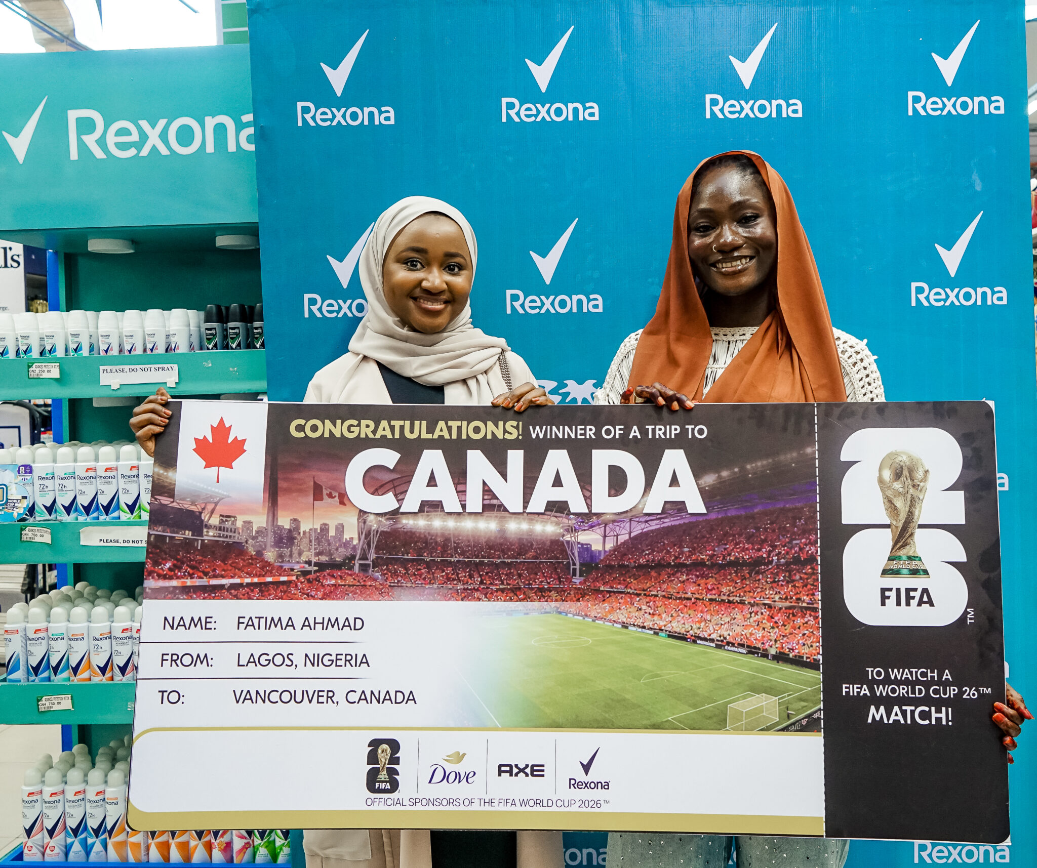 Winners emerge at Rexona Consumer Promotion, get tickets to watch FIFA ...