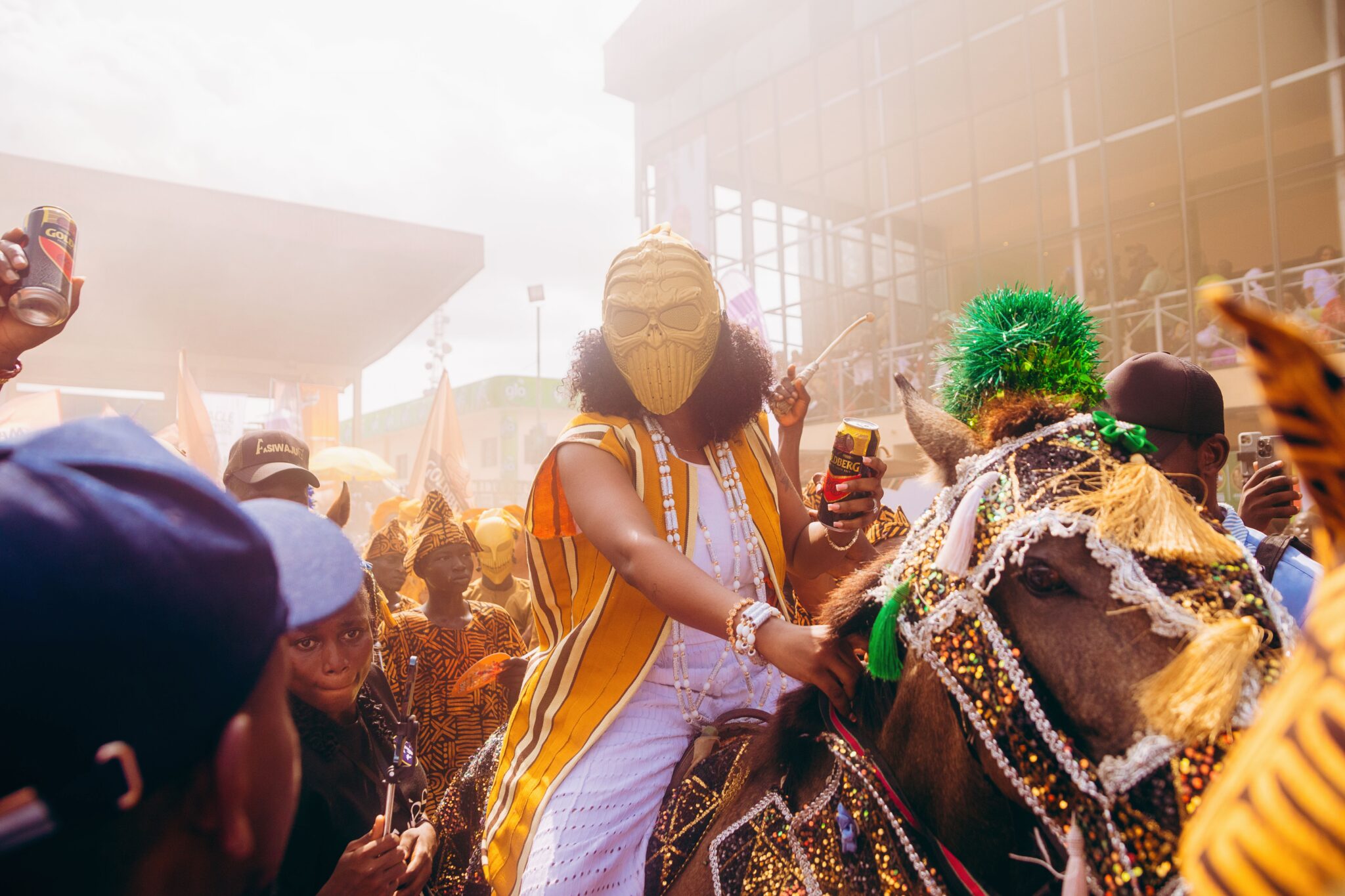 See How Goldberg’s Golden Guard Added a Fresh Twist to Ojude Oba 2026 ...